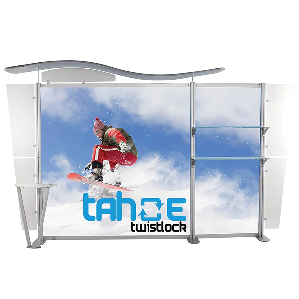 13ft Tahoe Twistlock Trade Show Display QPS | Lush Banners