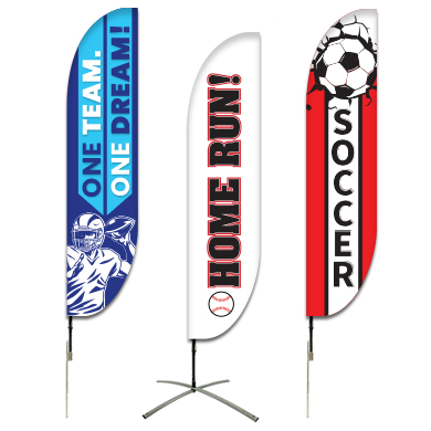 Sports Feather Flags | Lush Banners