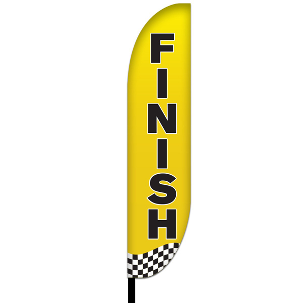 Finish Flags | Lush Banners