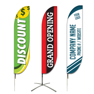 Business Promotion Feather Flag Kit