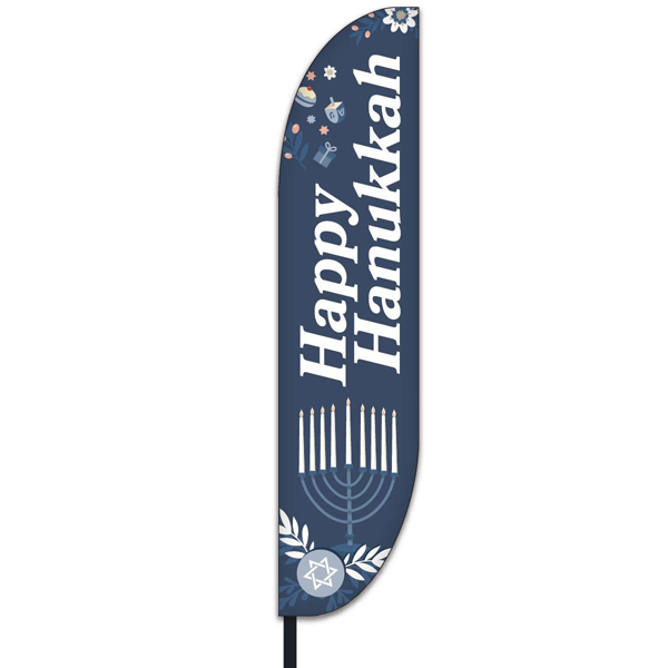 Hanukkah Flags | Lush Banners