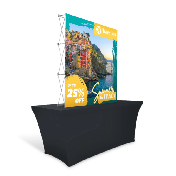 5ft Tabletop Pop Up Displays & Trade Show Stands | Lush Banners