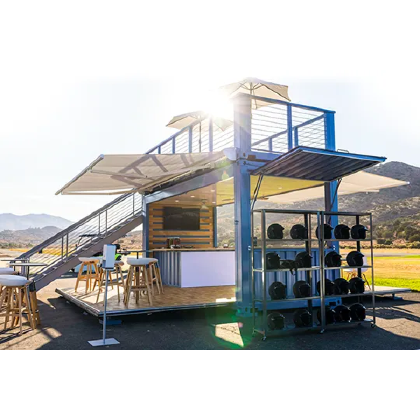 Custom Large Container Booths | Lush Banners