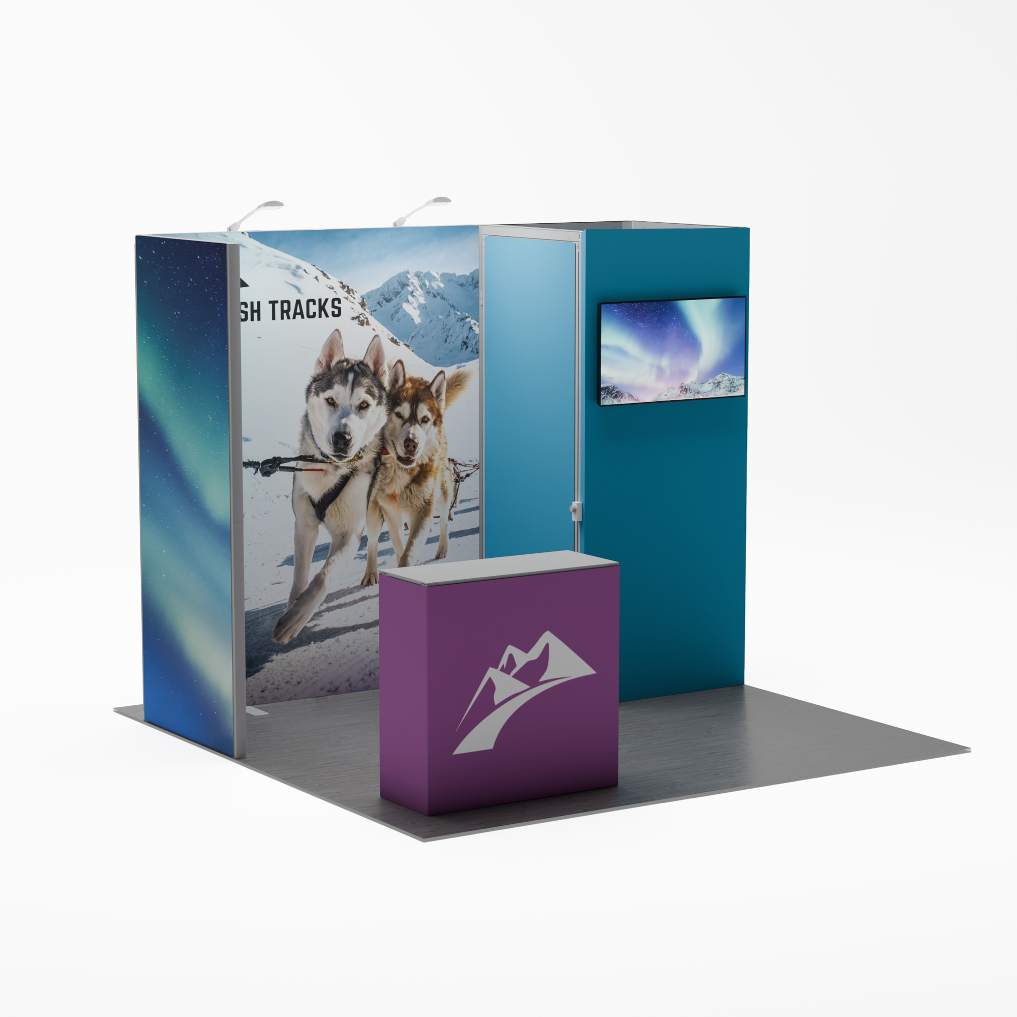 10x10 Premium Modular Trade Show Display - Kit A | Lush Banners