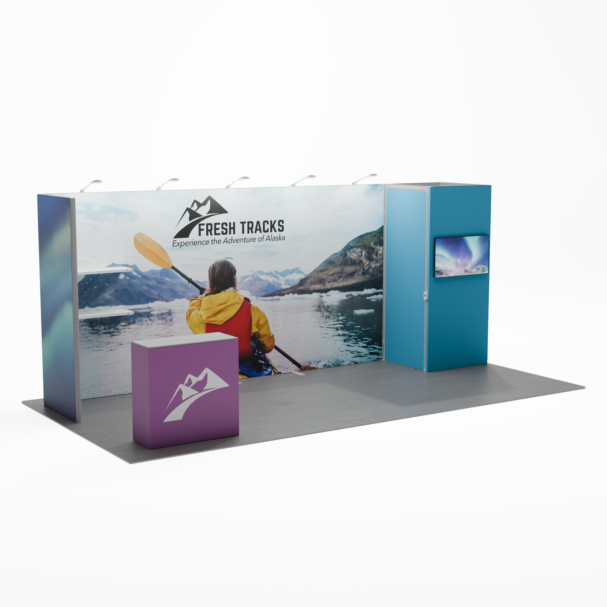 10x20 Premium Modular Trade Show Display - Kit A | Lush Banners