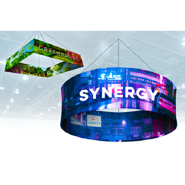 Trade Show Hanging Ceiling Banners | Lush Banners