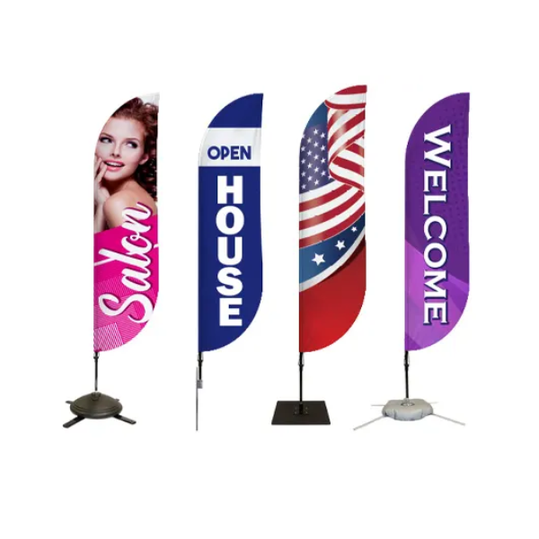 Pre-Designed Feather Flags - Affordable Feather Flag Kit | Lush Banners