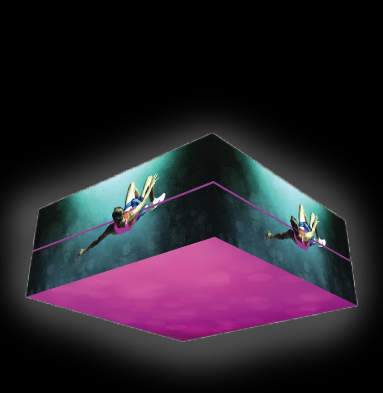 LED Square Hanging Banners | Lush Banners