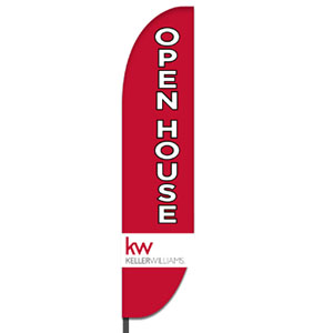 Keller Williams Open House Flags| Lush Banners