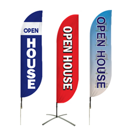 Open House Feather Flags | Lush Banners