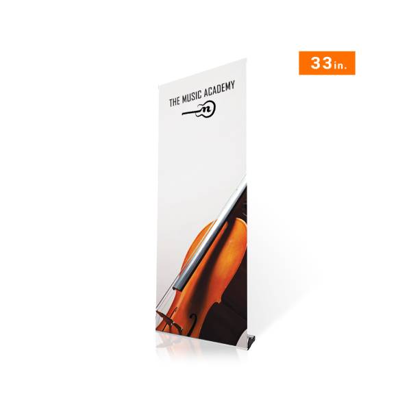 Retractable Backdrop Add-On (Premium Magnetic 33.5 Inches) | Lush Banners