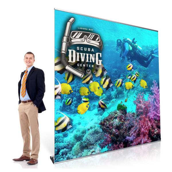 8ft Retractable Backdrop | Lush Banners