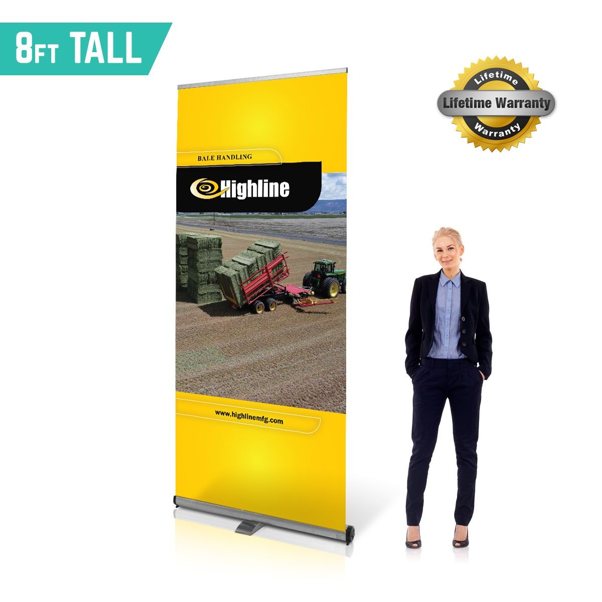 Retractable Banner Stands (Graphic Interchangeable Flex) | Lush Banners