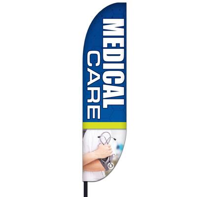 Medical Care Feather Flag | Lush Banners