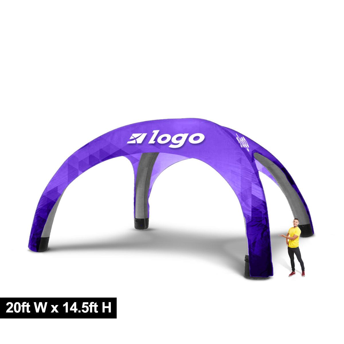 Custom Printed Inflatable Tent 20ft | Lush Banners