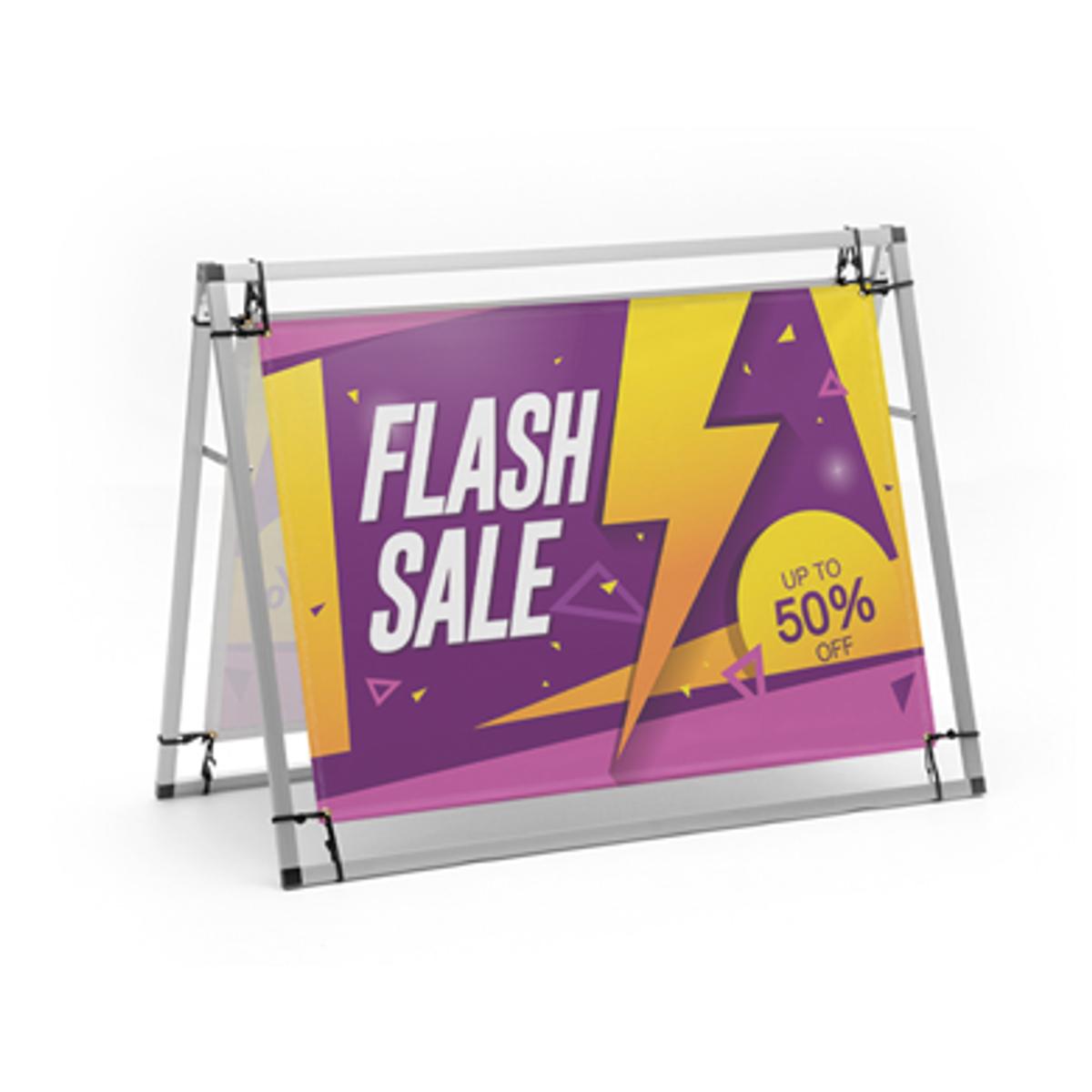 Sideline A-Frame Banner Stands 4ft | Lush Banners