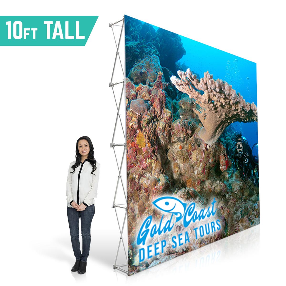10x10ft Pop Up Display (Straight) | Lush Banners