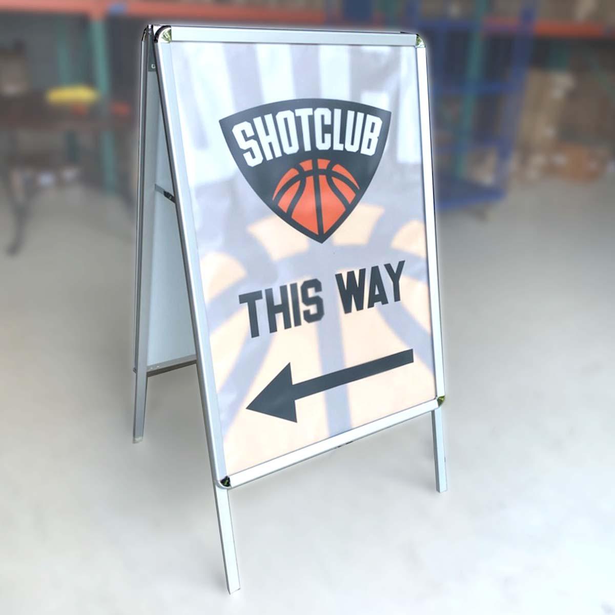 Sidewalk A-Frame Banner Stand | Lush Banners