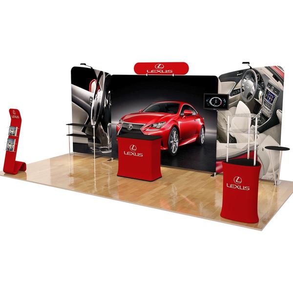 10x20 Trade Show Booth (Design B) | Lush Banners