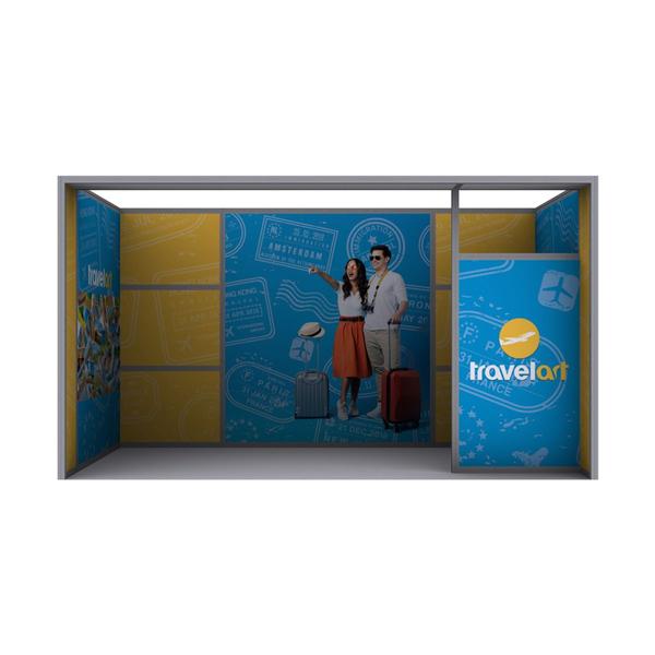 20x10 Cabo Alpine Trade Show Booth Enclosure with Interior Divider ...