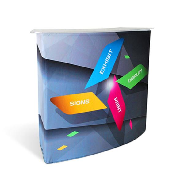 Trade Show Counters (Curve) | Lush Banners