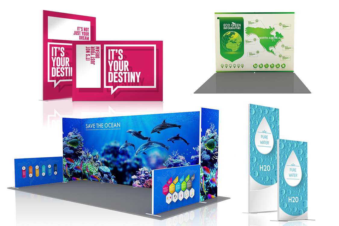 Ultralite Modular SEG Trade Show Booths and Displays | Lush Banners