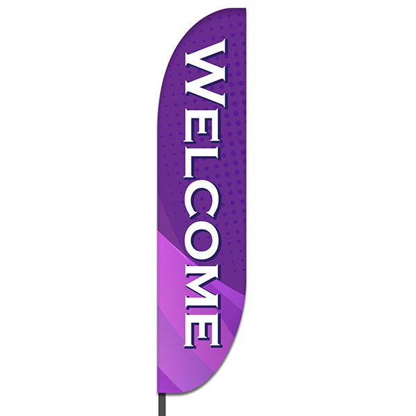 Welcome Feather Flags | Lush Banners